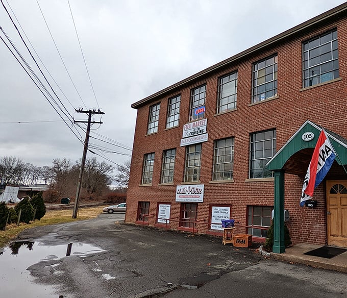 This historic brick building houses countless treasures. Like a library where you can take home the history—permanently!