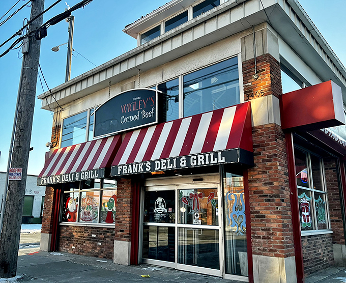 Frank's red-and-white awning isn't just decoration &ndash; it's the sandwich equivalent of a red carpet, rolled out for your taste buds.
