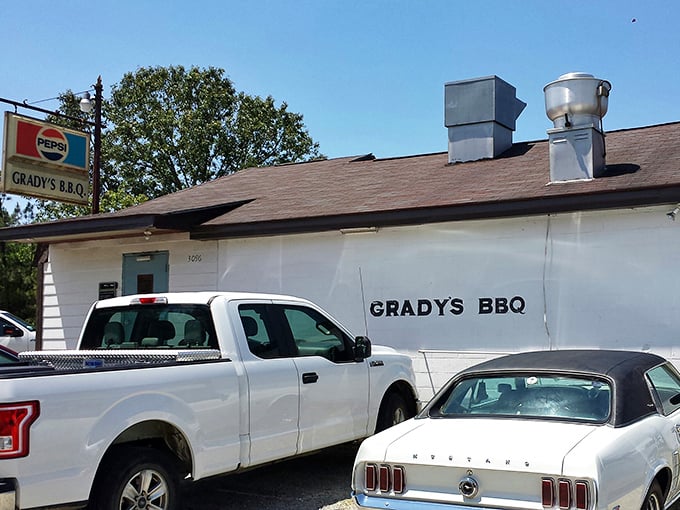 Grady's humble white building is like finding a pearl in an oyster&mdash;unassuming until you discover the treasure inside.