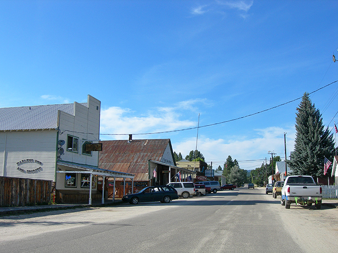 Idaho City's wooden storefronts whisper gold rush secrets while modern-day adventurers hunt for treasures of the edible variety.