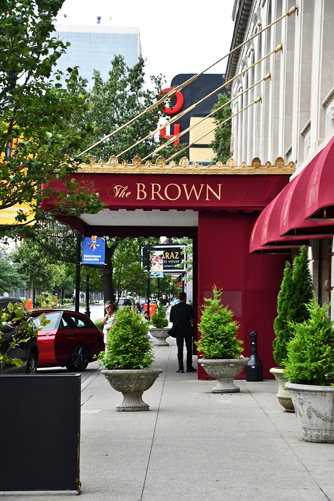 J. Graham's Caf&eacute;: The Brown Hotel's elegant entrance promises the kind of breakfast experience that might require using your "fancy fork."