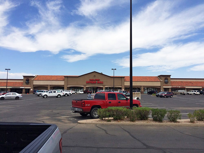 Main Street Antique Mall stretches across the Mesa horizon like a promise of discoveries waiting to happen. Worth the drive from anywhere in the Valley!
