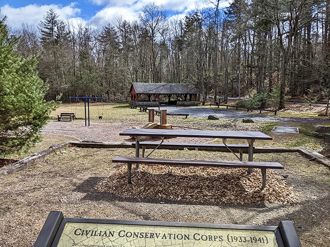 Mount Tom's summit rewards hikers with breathtaking valley views, where the Connecticut River winds through a patchwork landscape.
