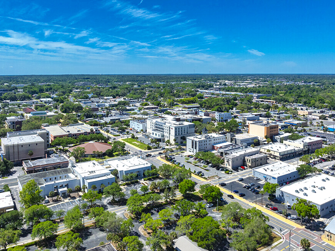 Ocala offers this postcard-perfect scene of green space and that famous Florida sky that somehow seems bigger than in other states.
