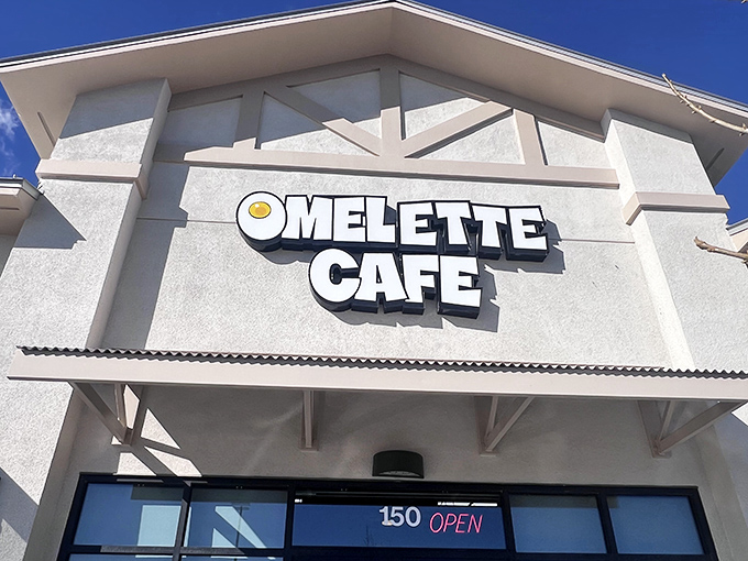 Omelette Cafe (Exterior): Simple, elegant, and focused on what matters &ndash; creating egg masterpieces that make mornings memorable.