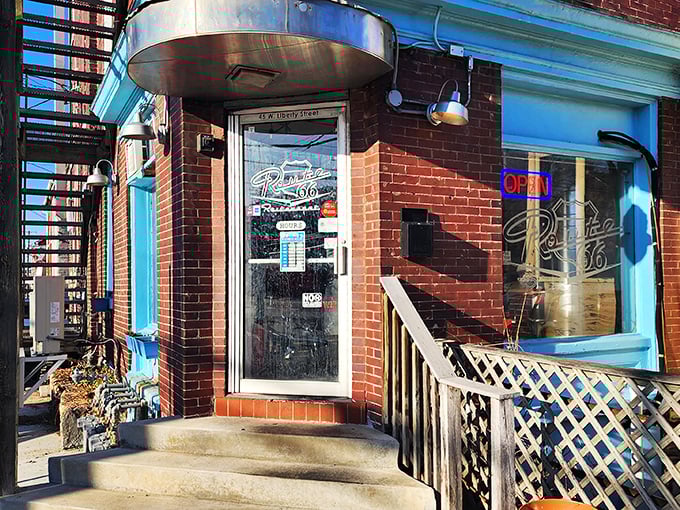 Route 66 Restaurant's corner spot might look ordinary, but inside awaits a burger journey worth the detour.