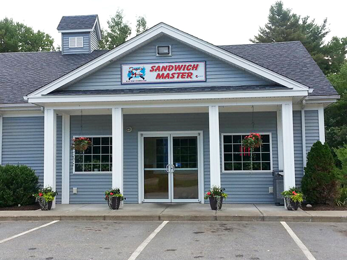 Sandwich Master's charming blue exterior is like the cover of a delicious book you'll want to read again and again.