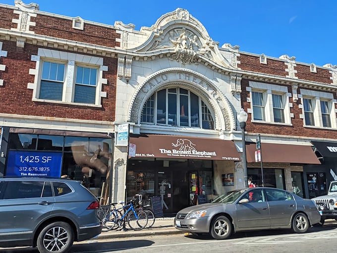 Not all thrift stores live in converted historic buildings with architectural details that would make Frank Lloyd Wright swoon.