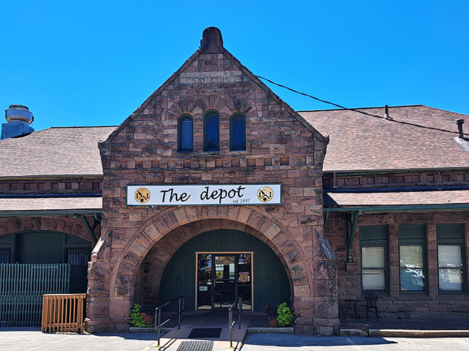When a historic train depot becomes a chicken restaurant, magic happens &ndash; stone arches now welcome hungry travelers of a different sort.