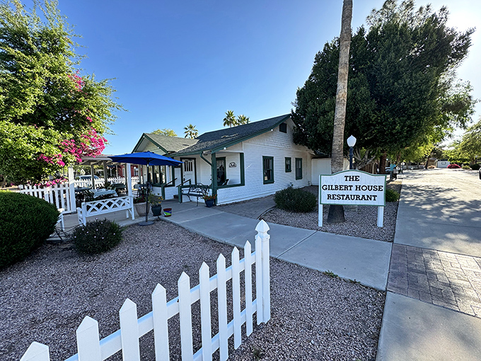 The Gilbert House's white picket fence and charming porch feel like breakfast at Grandma's &ndash; if Grandma were a culinary genius.