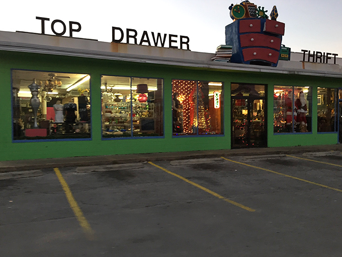 Top Drawer's lime green facade is like finding a $20 bill in old jeans - unexpectedly delightful and instantly mood-lifting.