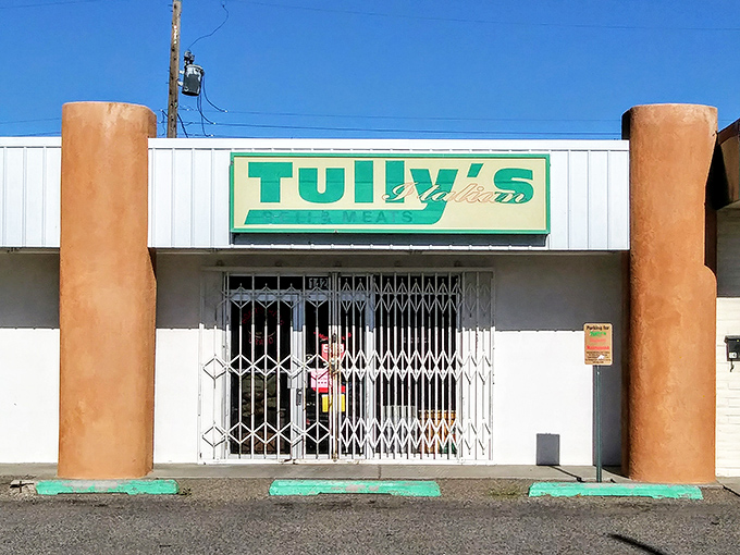 Tully's might look closed in this shot, but those gates protect sandwich treasures worth breaking down doors for.