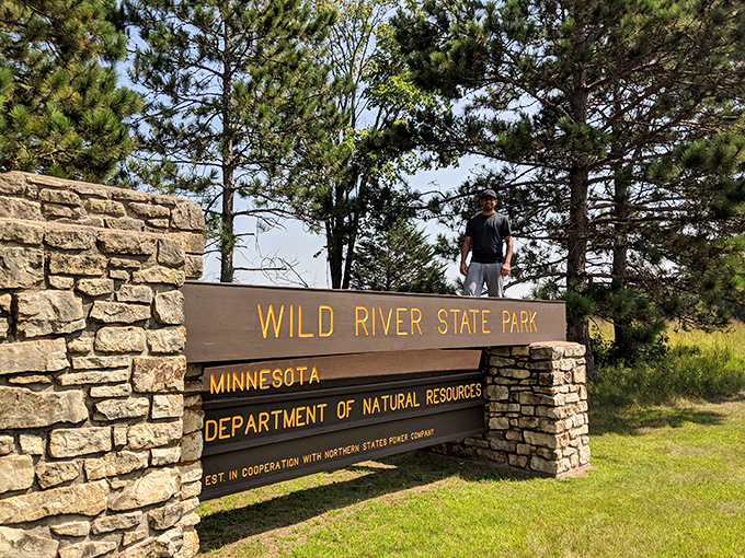 Wild River State Park's autumn display – where trees compete for who can wear the most outrageous fall fashion.