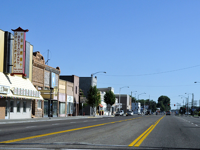 Historic charm meets modern convenience in Blackfoot. That architecture still turns heads, even after all these years.