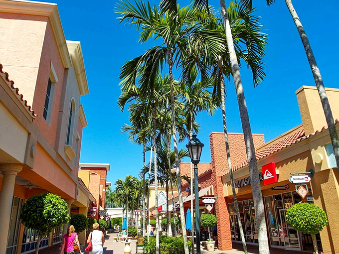 This vibrant shopping district in Cape Coral proves Florida living doesn't require choosing between style and sensible spending.