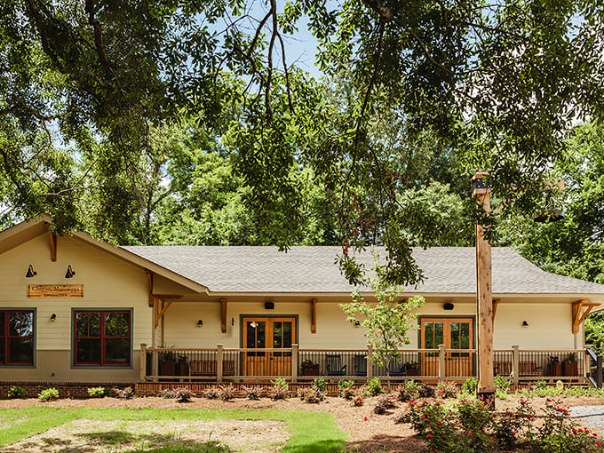 This historic courthouse stands as a testament to Southern architecture and the enduring power of columns to impress visitors. 