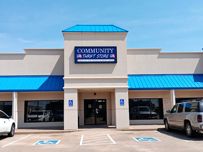 Simple storefront, serious savings! Community Thrift proves that the best treasures often hide in the most unassuming places.