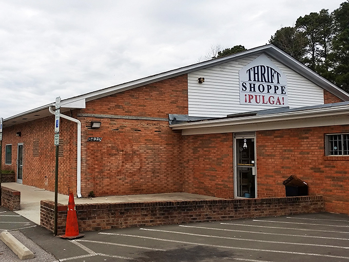 This unassuming storefront conceals a warehouse of possibilities. Like finding the secret level in a video game!