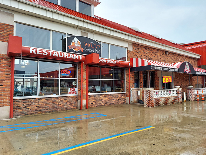 That "Wickley's Corned Beef" sign isn't just advertising &ndash; it's a promise of sandwich greatness that's been kept for generations.