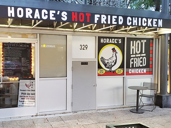 Hot chicken with a Carolina twist lights up this corner of Charlotte. Horace's proves good things come in simple packages &ndash; just bring your heat tolerance.