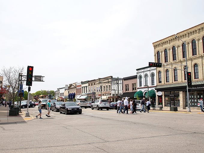 The classic main street of Lake Geneva welcomes both tourists and budget-conscious retirees&mdash;just shop where the locals do.