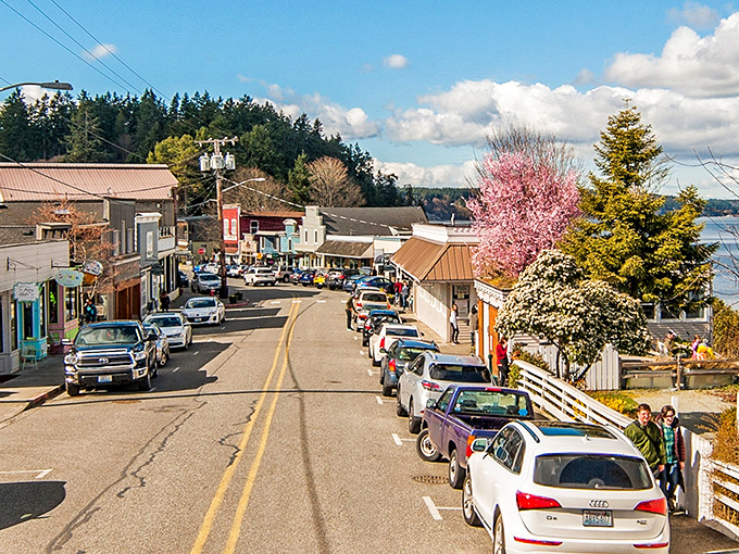 Langley: Whidbey Island's coastal treasure serves up postcard views with boats, waterfront homes, and the kind of docks dreams are made of.