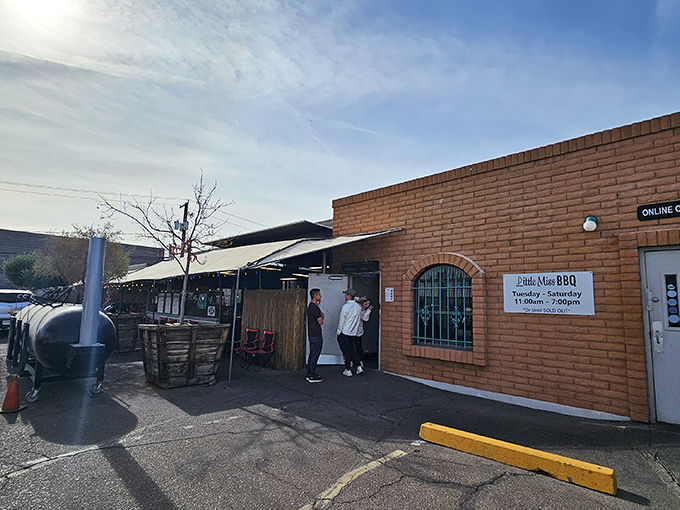 This humble brick building houses BBQ that would make a vegetarian contemplate a career change.