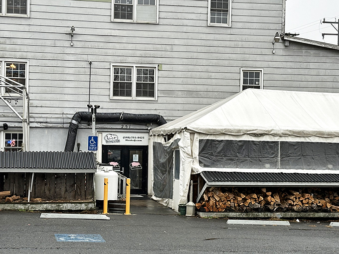 That tent isn't for camping &ndash; it's where Monk's BBQ works its low-and-slow magic that keeps Virginians coming back.