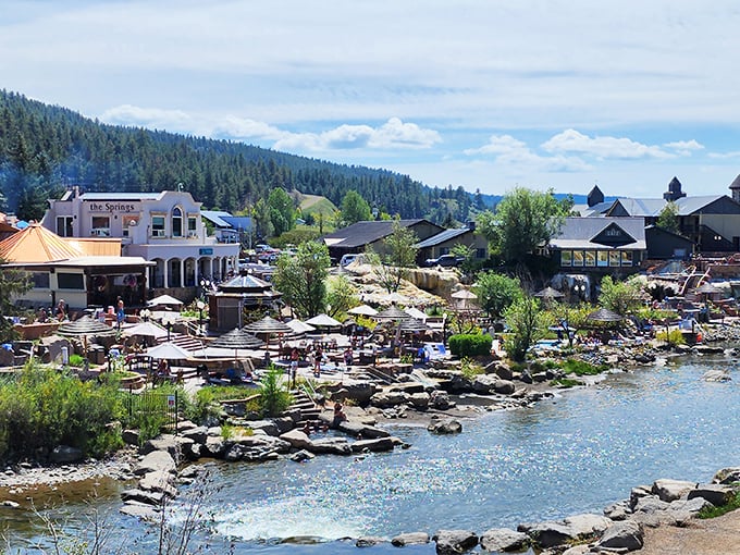 The serene waters of Pagosa Springs invite contemplation. Nothing soothes the soul like a river running through town! 