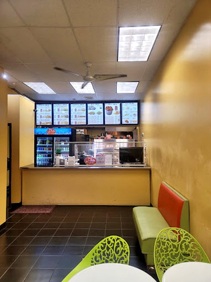 Philly Fried Chicken (Philadelphia): "That cheerful chicken logo practically dances across the awning, promising crispy delights within these brick walls."