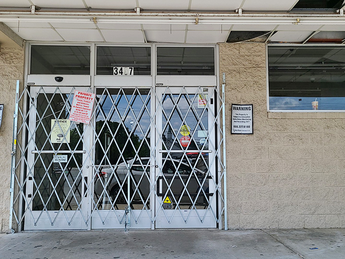 Those security gates hint at the valuable treasures waiting within &ndash; Fort Knox for the frugal, opening each morning to eager hunters.