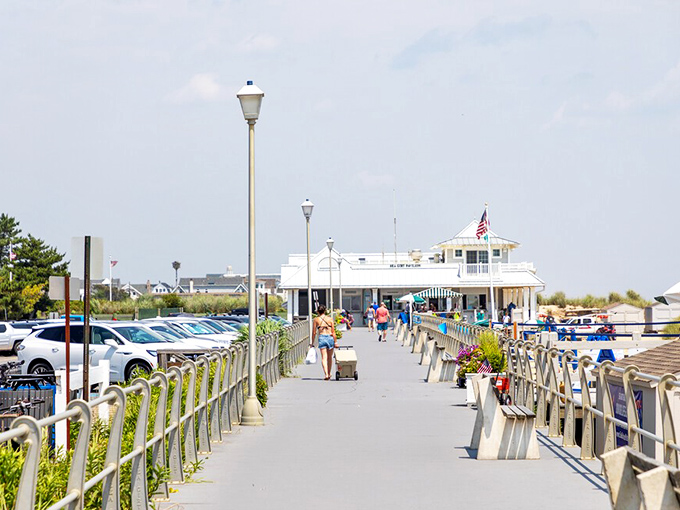 Sea Girt's charming downtown invites leisurely strolls without emptying your pockets&mdash;window shopping at its finest!