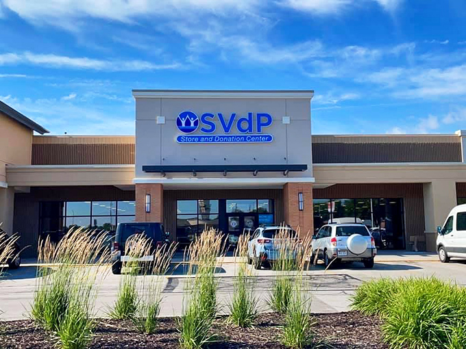 Clean lines and clean finds at St. Vincent de Paul, where your purchases power programs that help the community. 