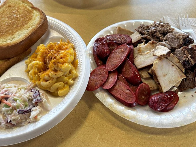 A meat sampler that answers life's eternal question: "Why choose one when you can have three?" Pure protein paradise.