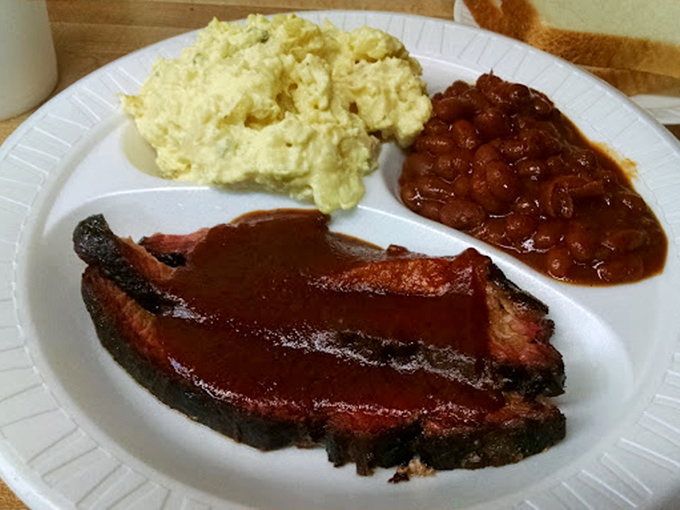 The perfect barbecue plate speaks a universal language: "Clear your schedule for the next hour and prepare for a flavor journey."