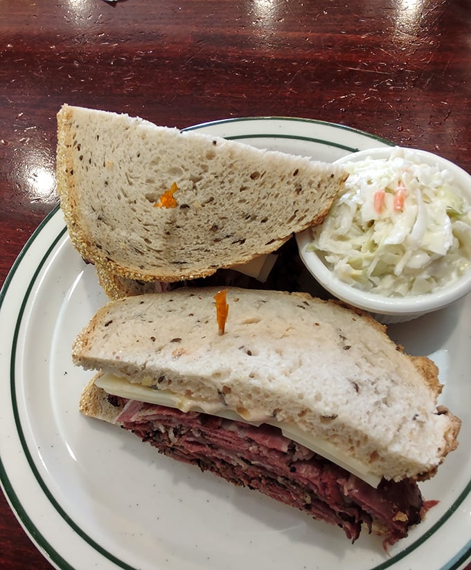 Some sandwiches make you want to write poetry. Honey's Reuben makes you want to cancel your afternoon plans and surrender to the inevitable nap.