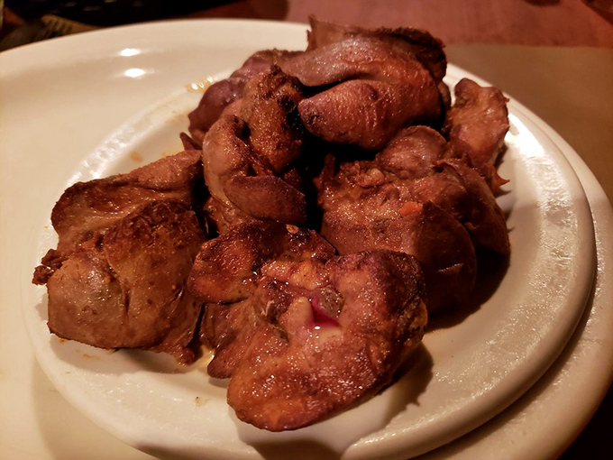 Broiled chicken livers &ndash; the dish that separates casual diners from true Southern food aficionados. Rich, earthy, and unapologetically old-school.
