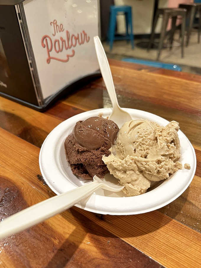 The chocolate-coffee combo that's the frozen dessert equivalent of finding front-row concert tickets in your pocket from a show you forgot about.