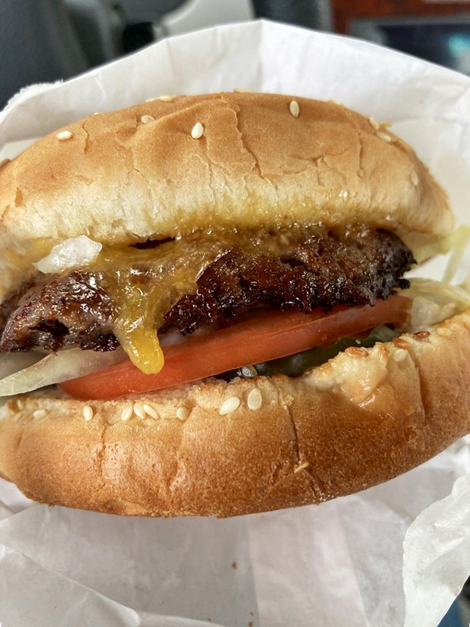 The Deluxe Cheeseburger proves that sometimes the classics endure for a reason. That golden cheese-to-beef ratio is mathematical perfection