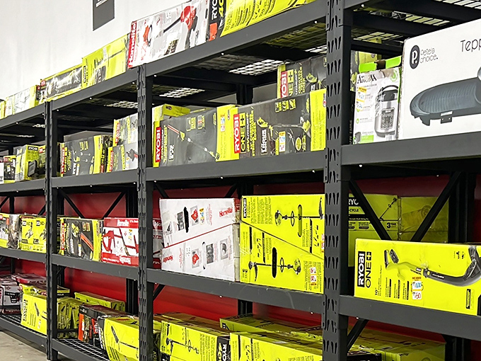 Tool heaven for DIY enthusiasts. Like a hardware store had a clearance sale after drinking too much caffeine—everything must go!