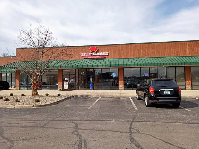 Don't let the simple exterior fool you—Family Barbecue serves up smoky delights that would make even vegetarians consider a career change.