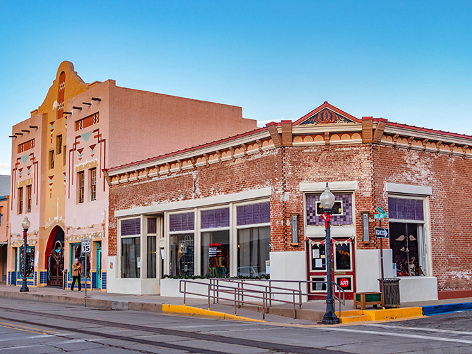 These historic buildings on Bullard Street have reinvented themselves countless times—from saloons to smartphone repair shops—while maintaining their architectural dignity.
