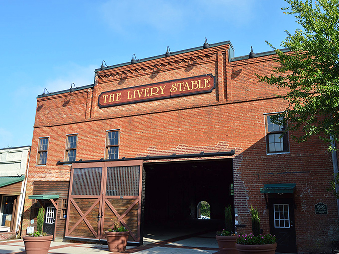 The Livery Stable &ndash; where horses once rested now hosts humans seeking their own kind of restoration. History with practical applications!