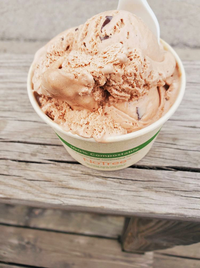 Scoops that look like they should be in a museum, not disappearing faster than your willpower in a place like this.