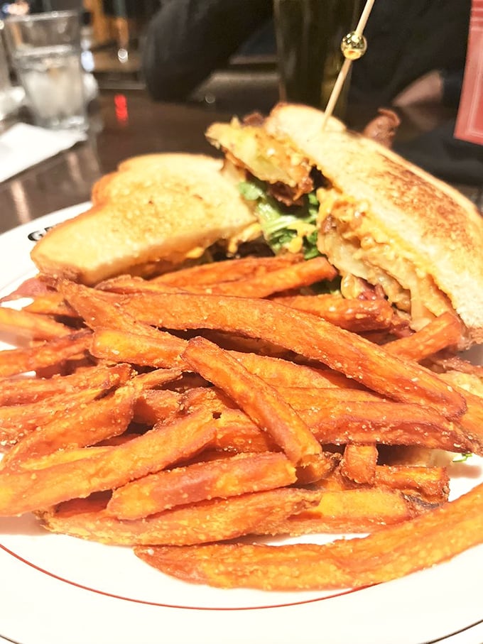 Sweet potato fries that manage to be both crispy and tender&mdash;the culinary equivalent of being both smart and beautiful. Life isn't fair, but these fries are perfect.