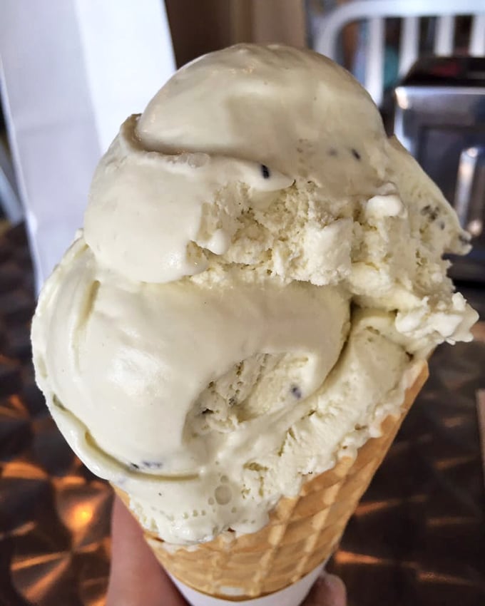 This vanilla-flecked masterpiece looks like it could win a beauty pageant&mdash;if ice cream cones competed in such things.