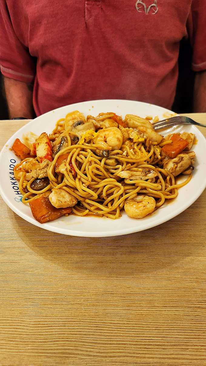 This seafood lo mein is the pasta equivalent of winning the lottery&mdash;shrimp and other treasures hiding among perfectly cooked noodles.