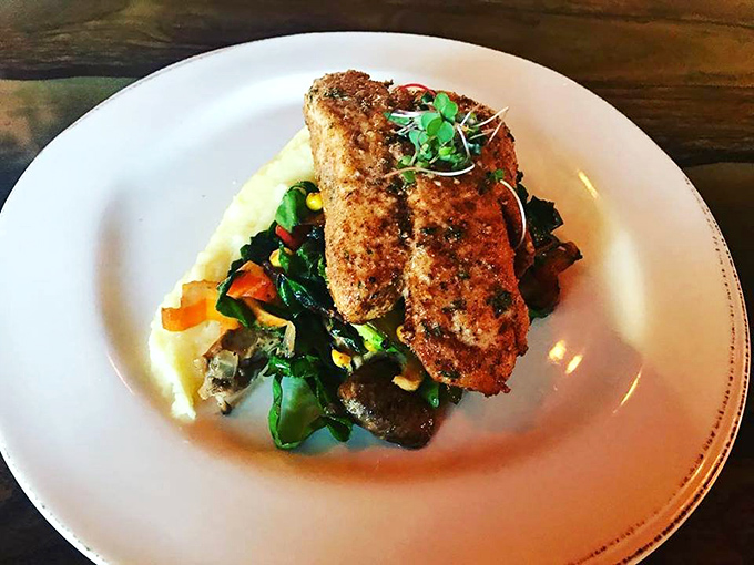 The surf meets the turf in this elegant plate where steak and seafood perform a delicious duet that would earn a standing ovation on Broadway.