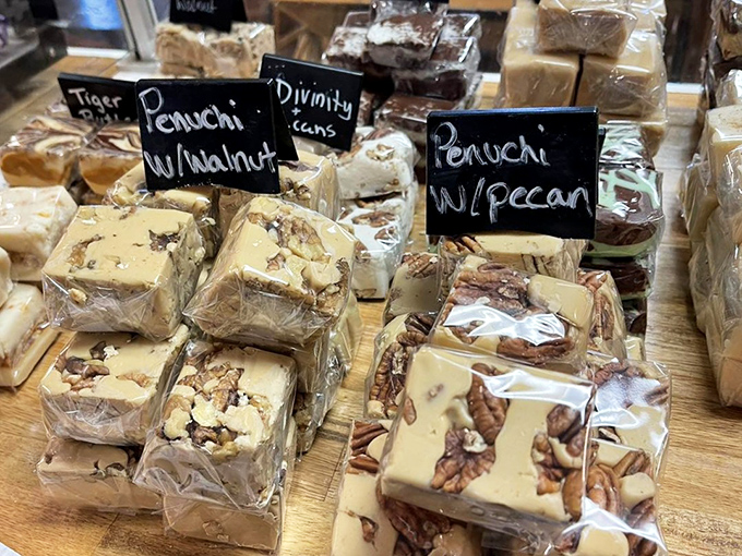 Penuchi with pecans and walnuts&mdash;the fudge equivalent of a luxury car. Smooth, rich, and guaranteed to make you feel special.