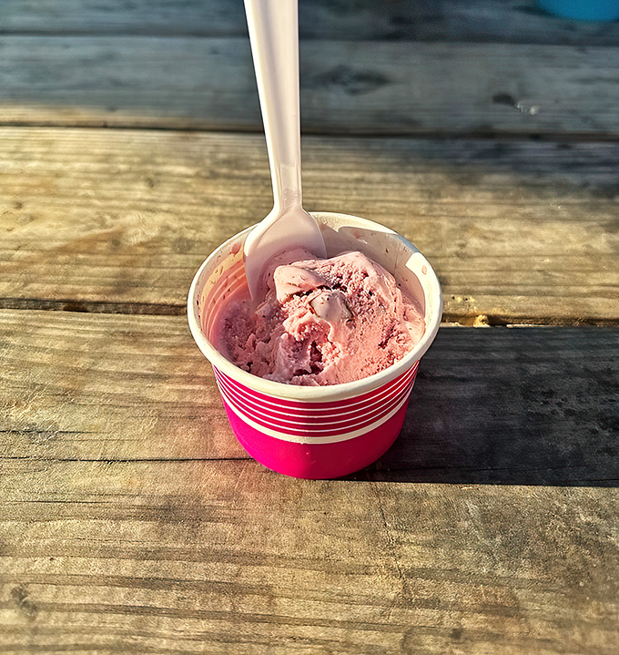 That pink scoop isn't just strawberry ice cream&mdash;it's summer distilled into a form that fits perfectly on a wooden spoon.